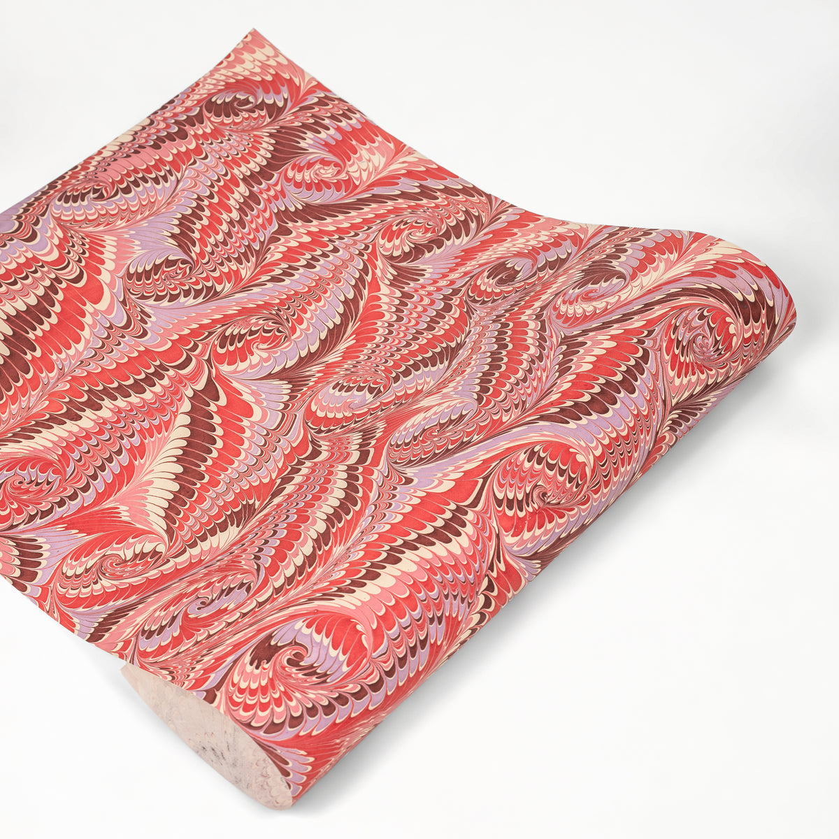 Hand Marbled Florentine Pink Gift Wrapping Paper Sheets – Inner Child