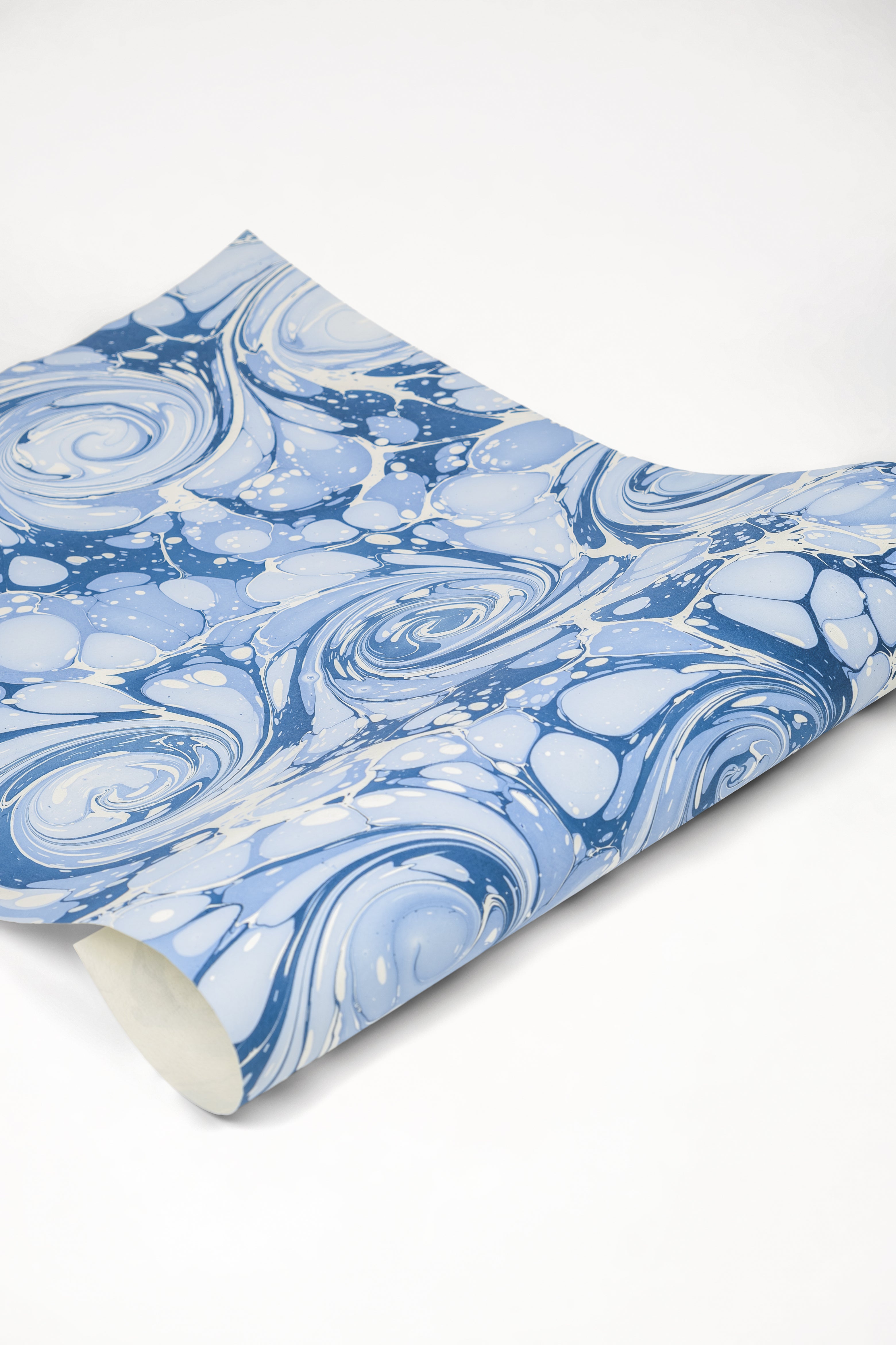 Hand-Marbled Ocean Wave Gift Wrapping Paper Sheets – Inner Child