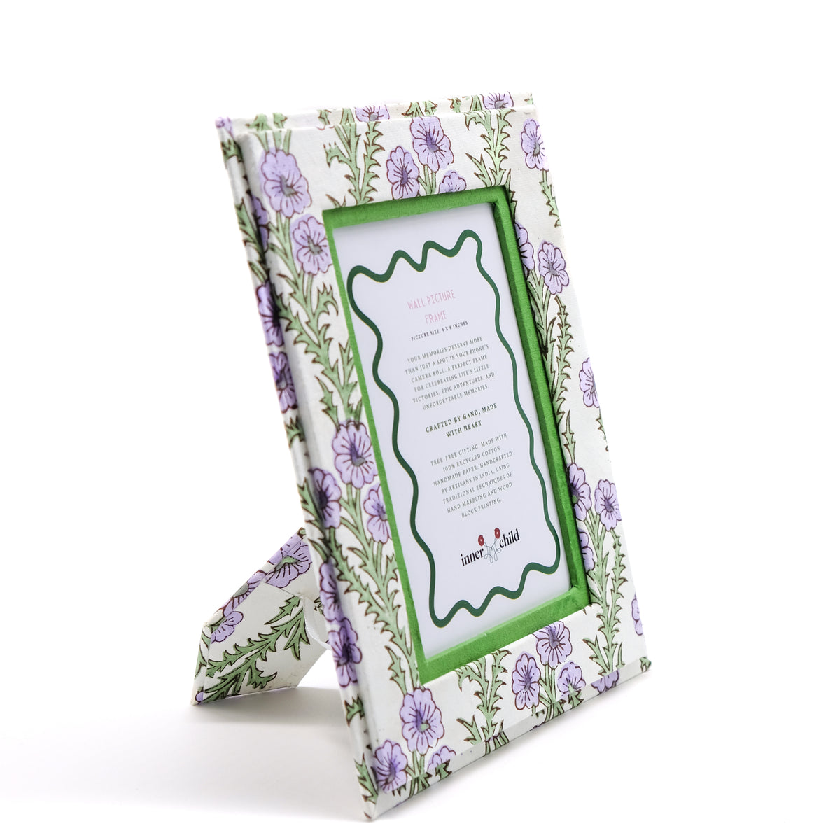 Purple Forget-Me-Not Picture Frame, 4x6 – Inner Child