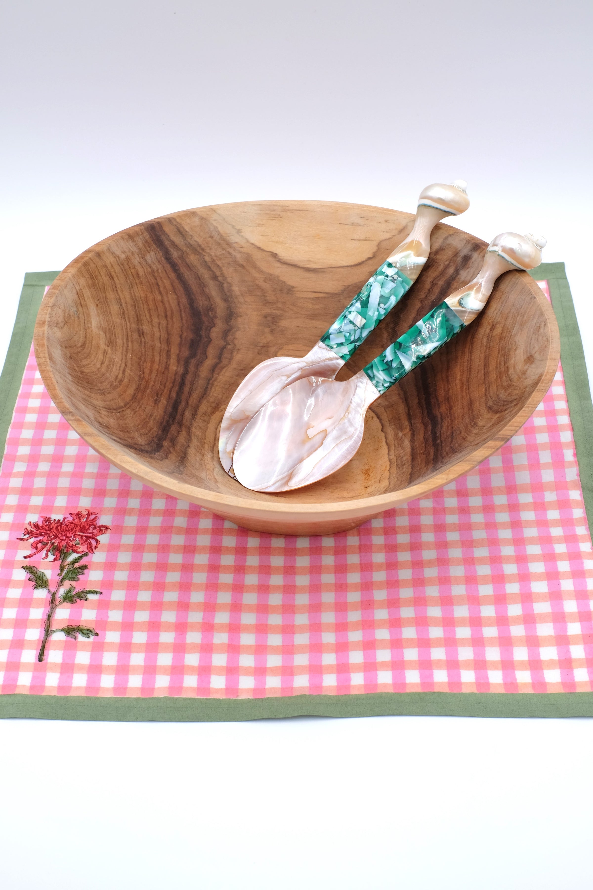Seashell Serving Set in Green – Inner Child