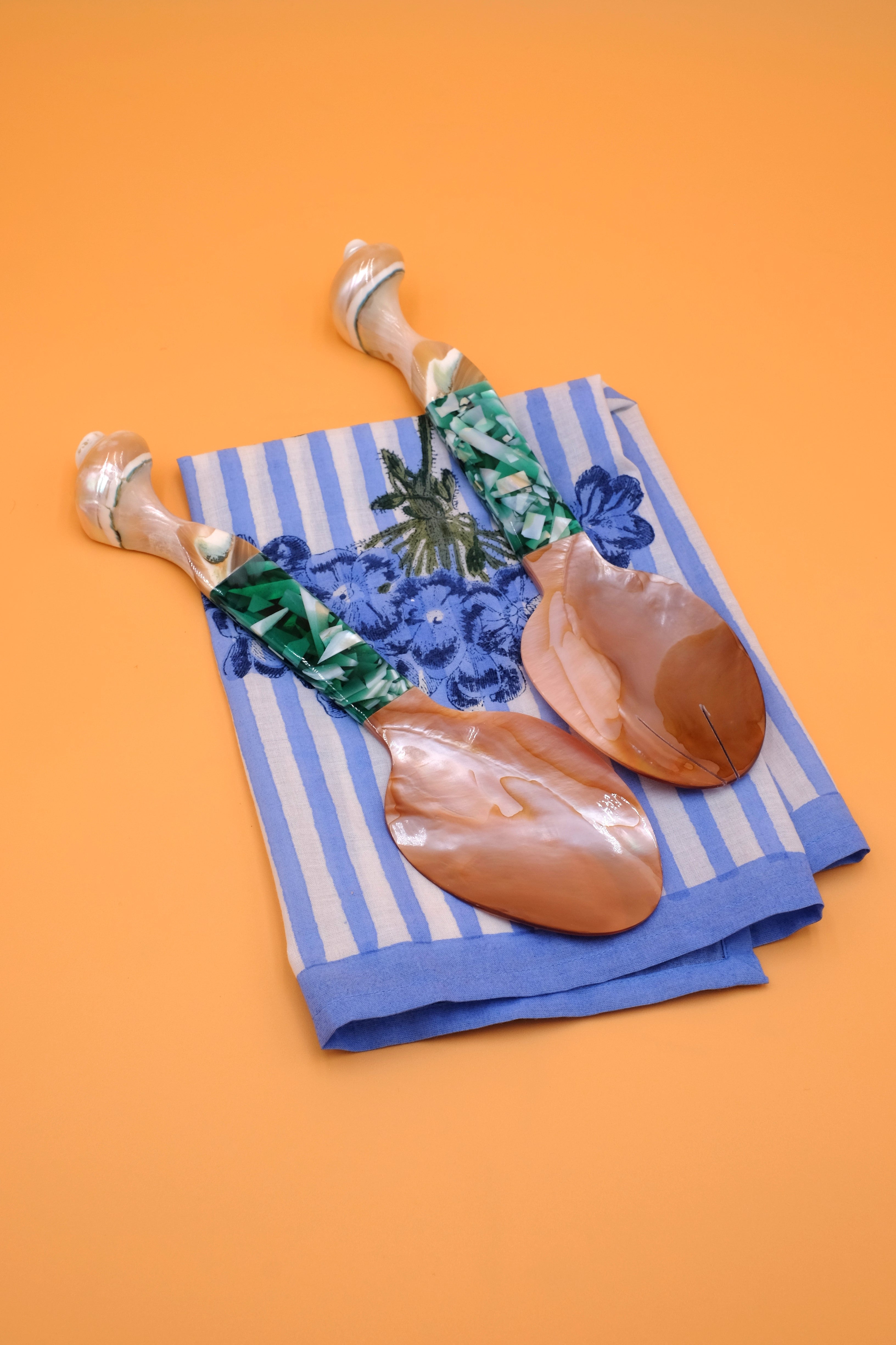 Seashell Serving Set in Green – Inner Child